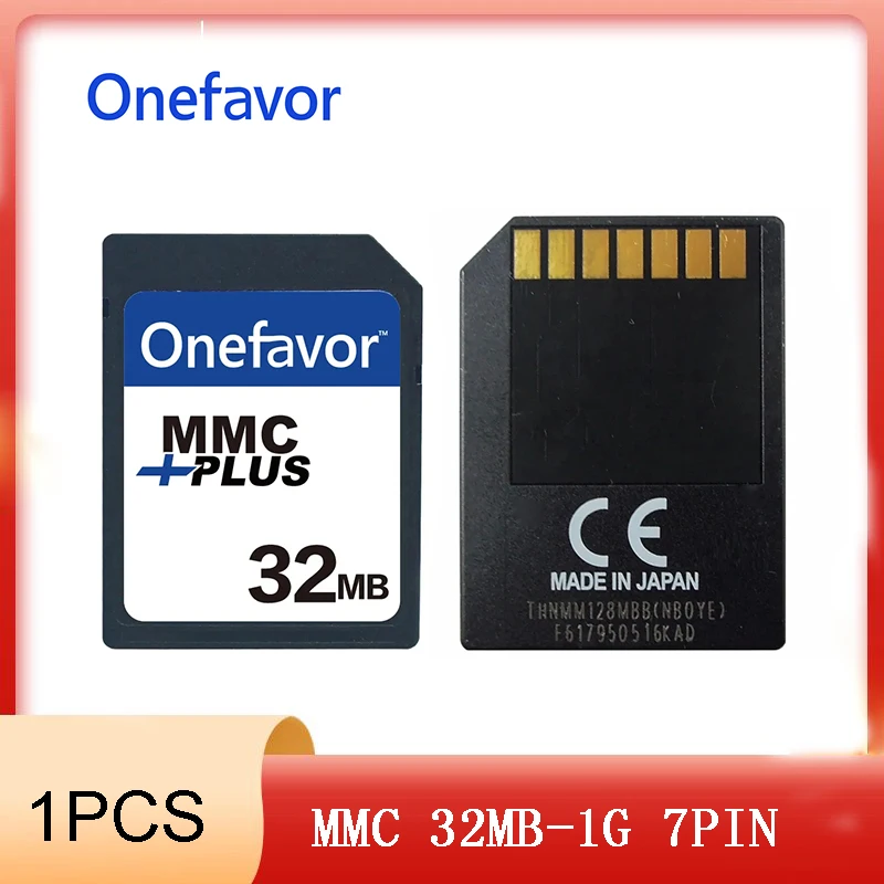 Карта памяти Onefavor 7pin MMC 32 Мб 64 Мб 128 МБ 256 МБ 512 МБ 1 Гб ...