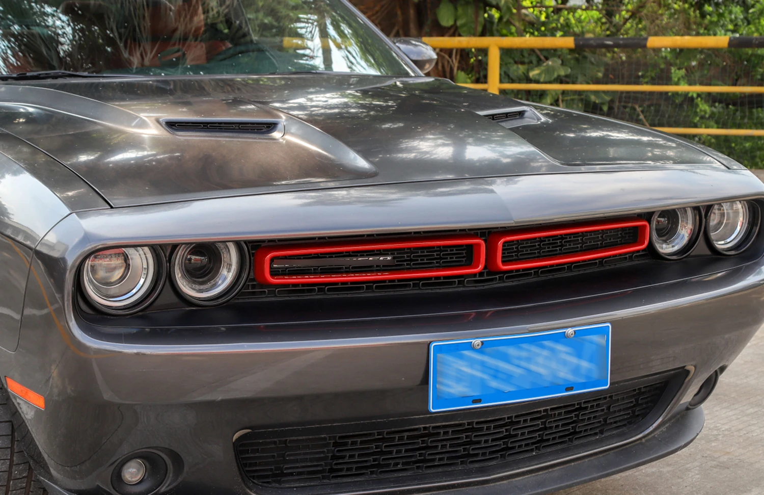 Car Front Grill Grille Inserts Cover Decorative Trim for Dodge ...