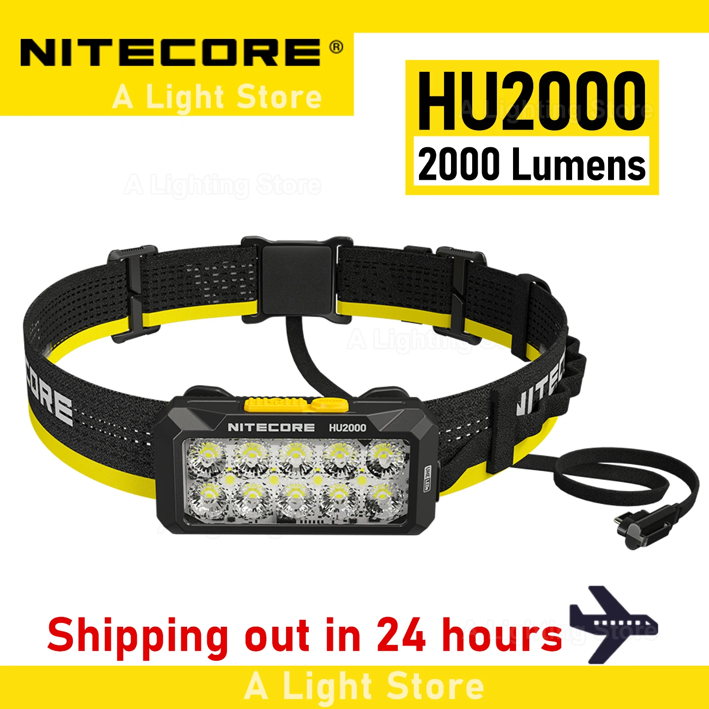 NITECORE HU2000 Налобный фонарь | AliExpress