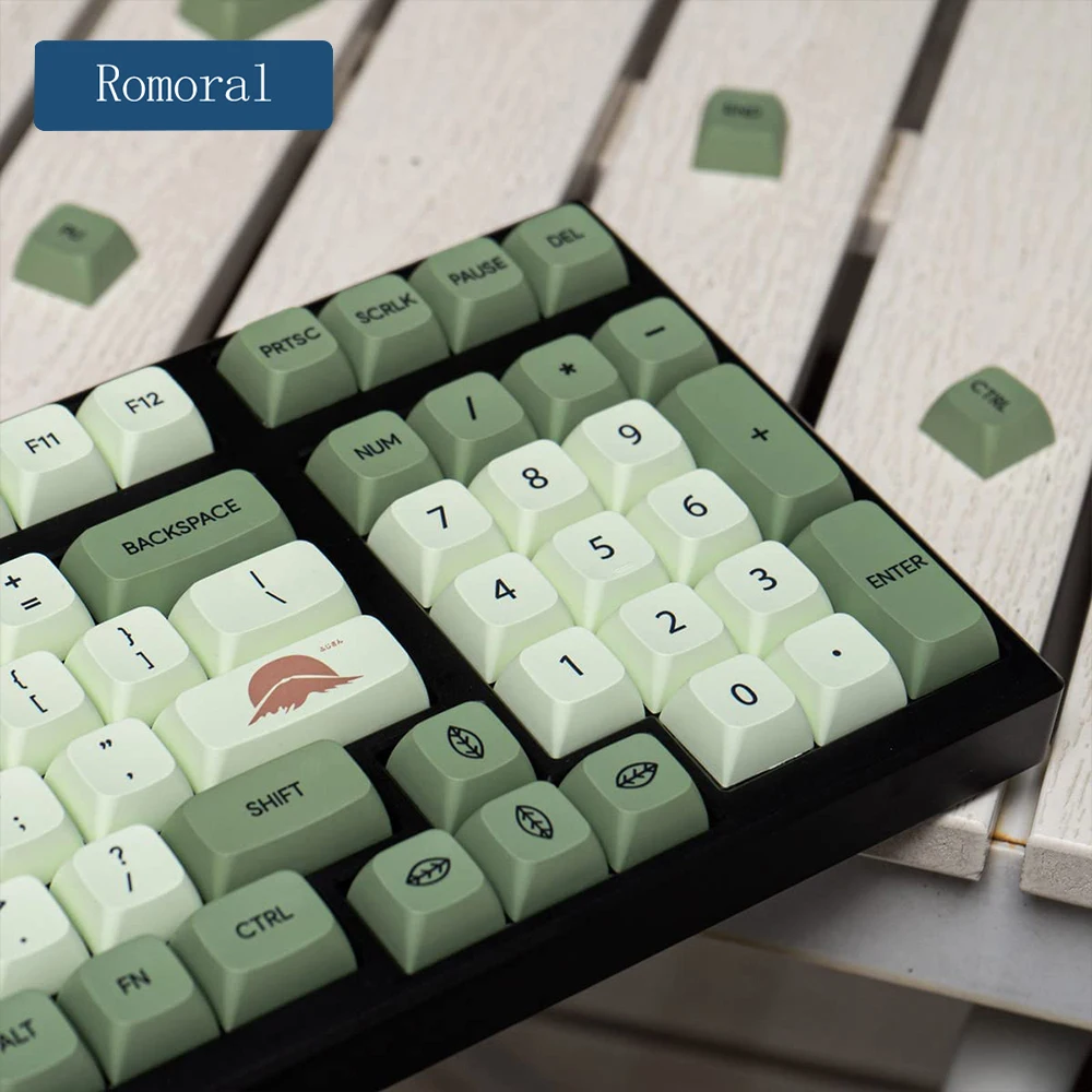 Romoral PBT Keycap XDA Profile 123 123 клавиш | AliExpress