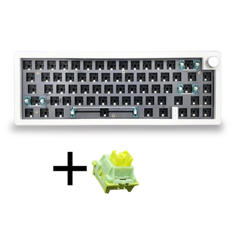 Механическая клавиатура GMK67 Customization Mechanical Keyboard + Lime ...
