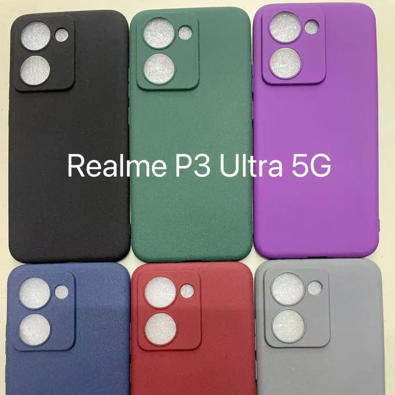 Ultra Thin Sandstone Matte Soft Case for Realme P3 Ultra Shockproof ...