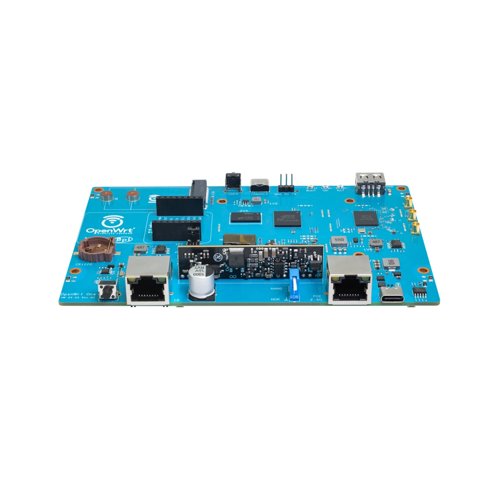 Плата маршрутизатора Banana Pi OpenWrt One PCBA MediaTek MT7981B ...