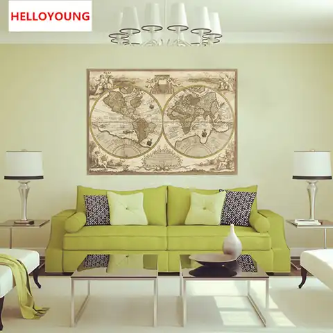 Stickers world map europe - купить недорого | AliExpress