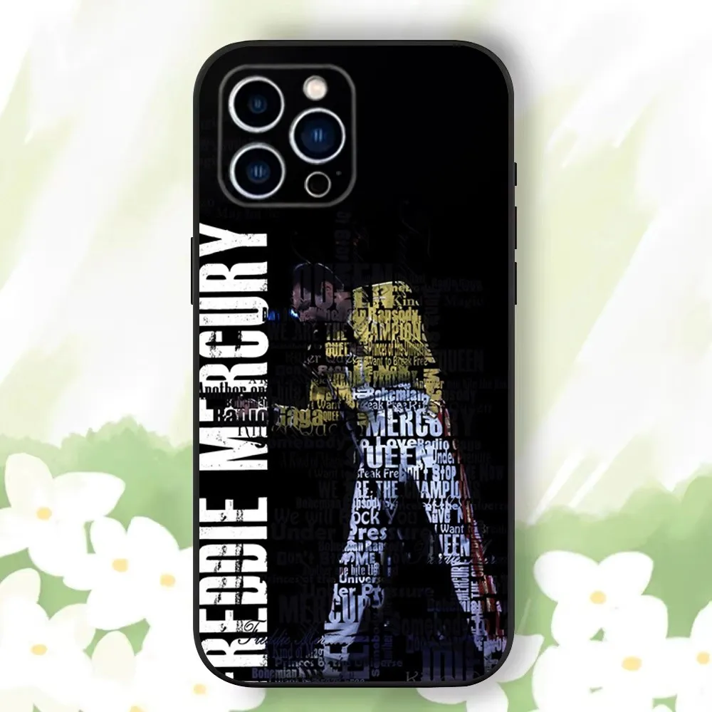 F-Freddie M-Mercury Queen Phone Case For iPhone 16,15,14,13,12,11 Plus ...