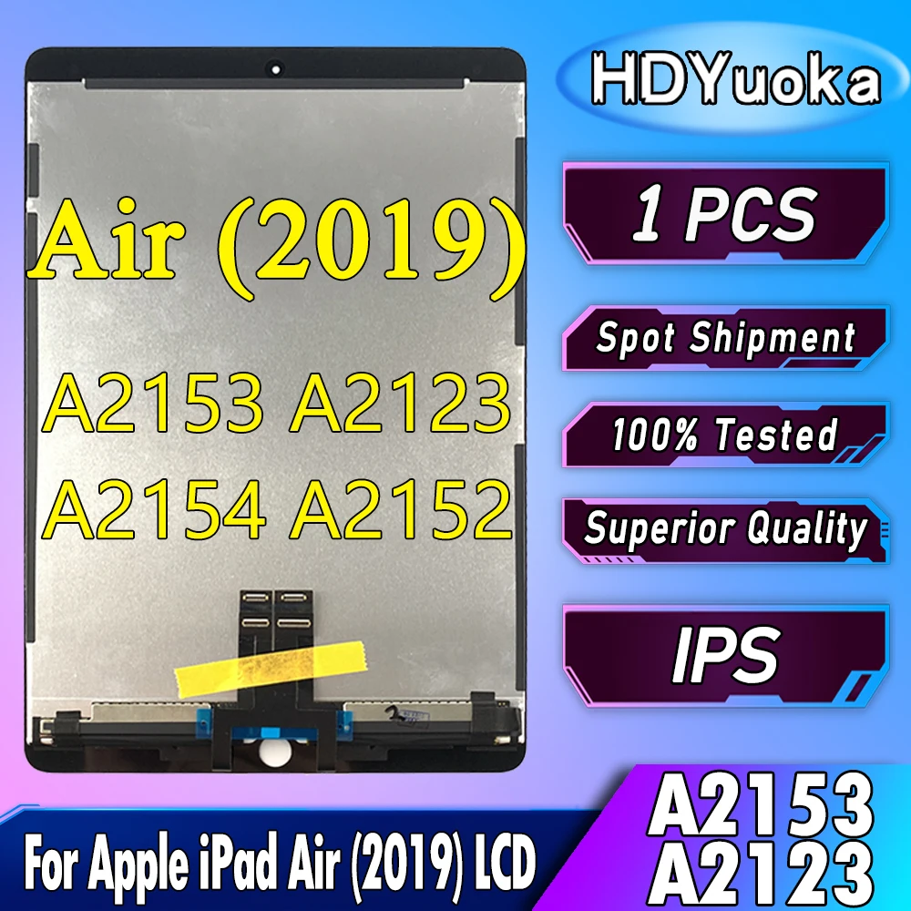 10,5 "IPS для iPad Air 3 (2019) A2152 A2123 A2153 A2154 дисплей с сенсорным экраном в сборе для ...