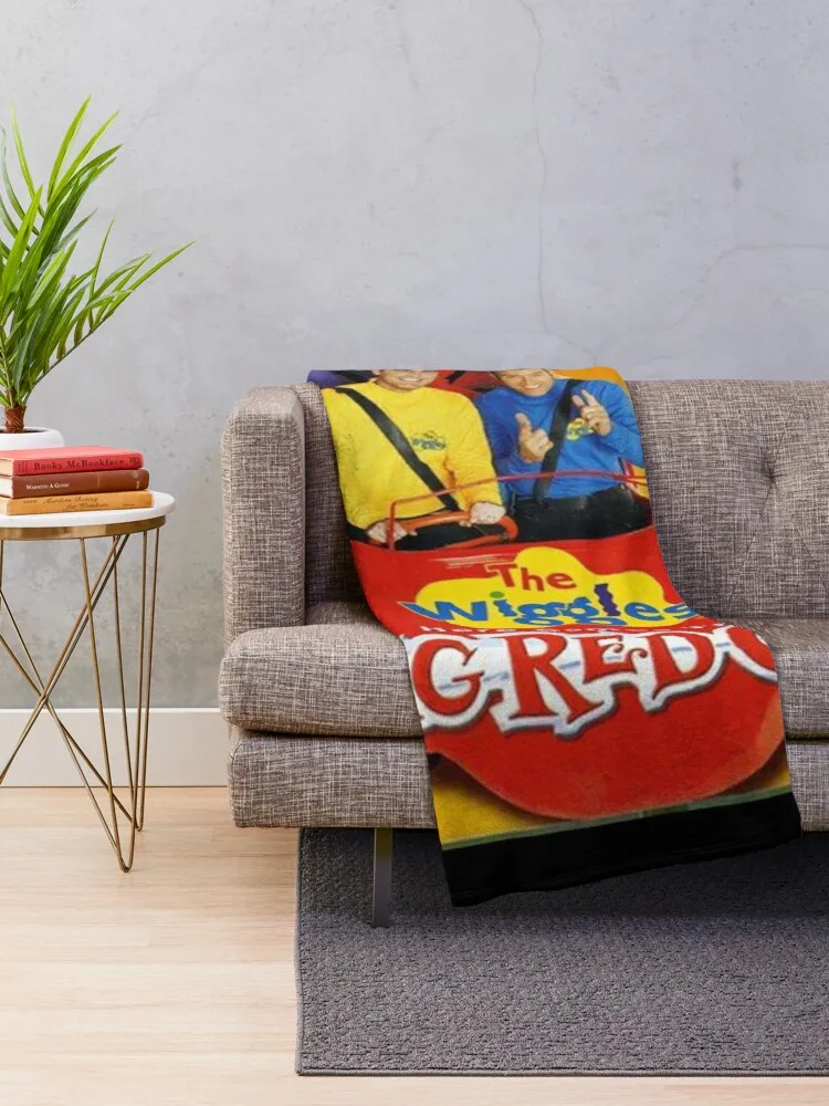 The Wiggles Here Comes the Big Red Car Throw Blanket Sofa Blanket ...