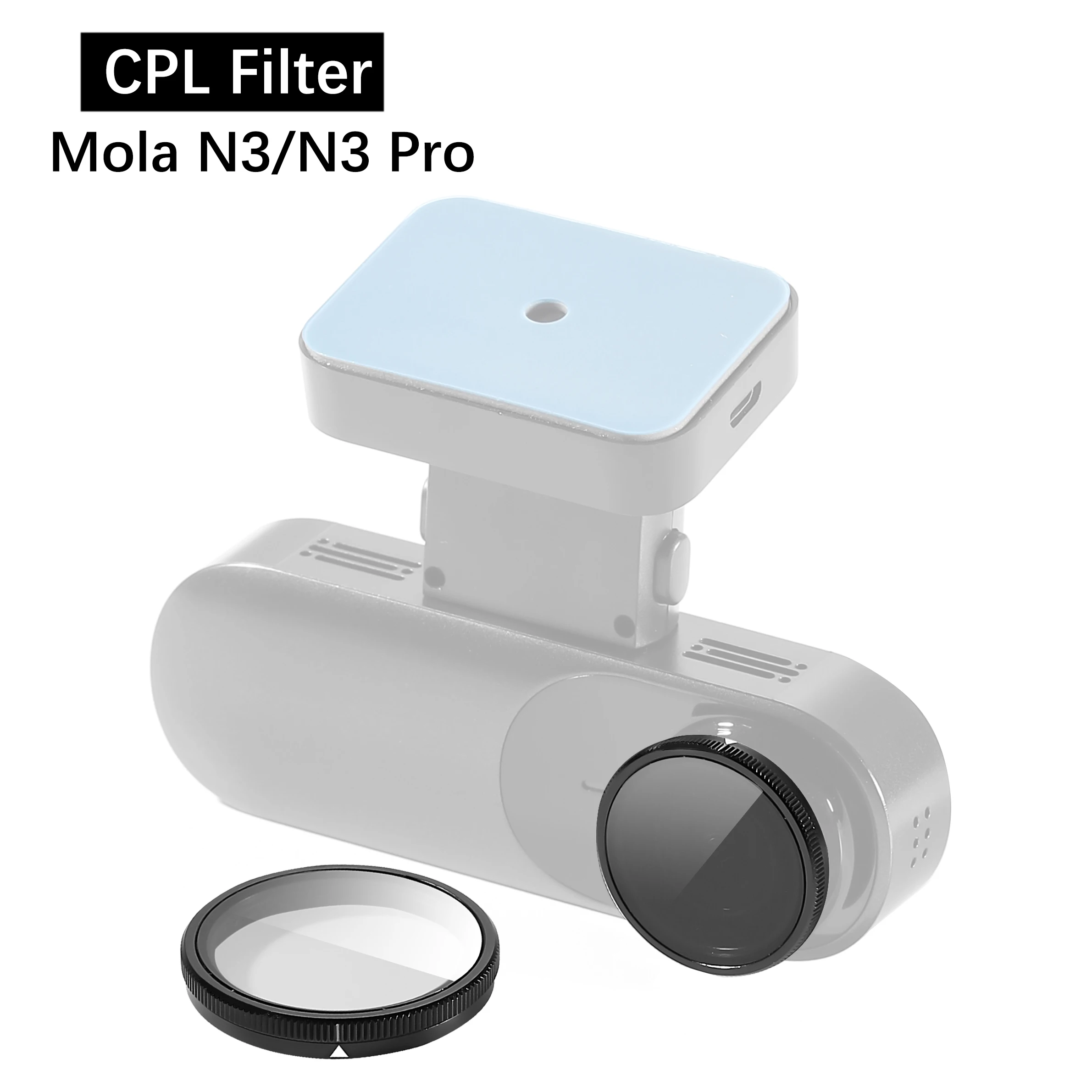 Круговой поляризационный фильтр для DDPAI Dash Cam Mola N3 pro CPL Для ...