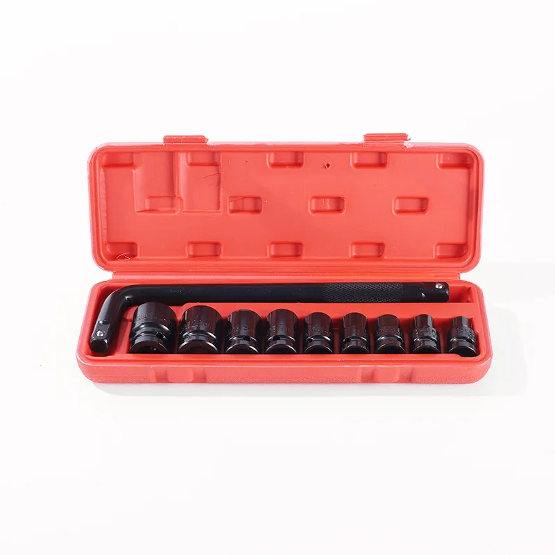 10-Piece Set Car Manual 1/2 Pneumatic Extended Socket Wrench Tire ...