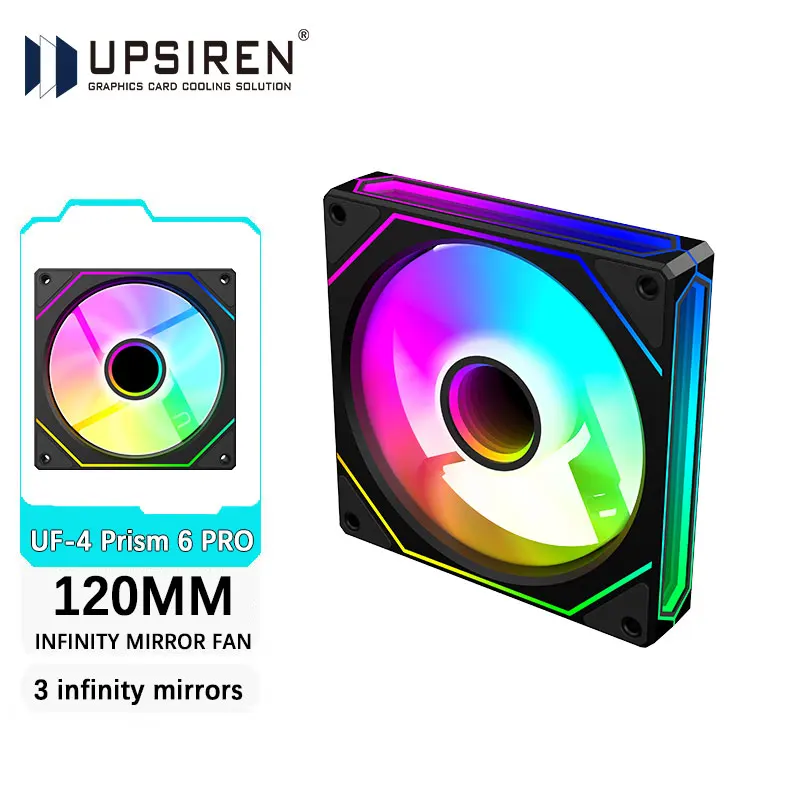 Корпус вентилятора UPSIREN UF-4 Prism 6 PRO 120 мм | AliExpress