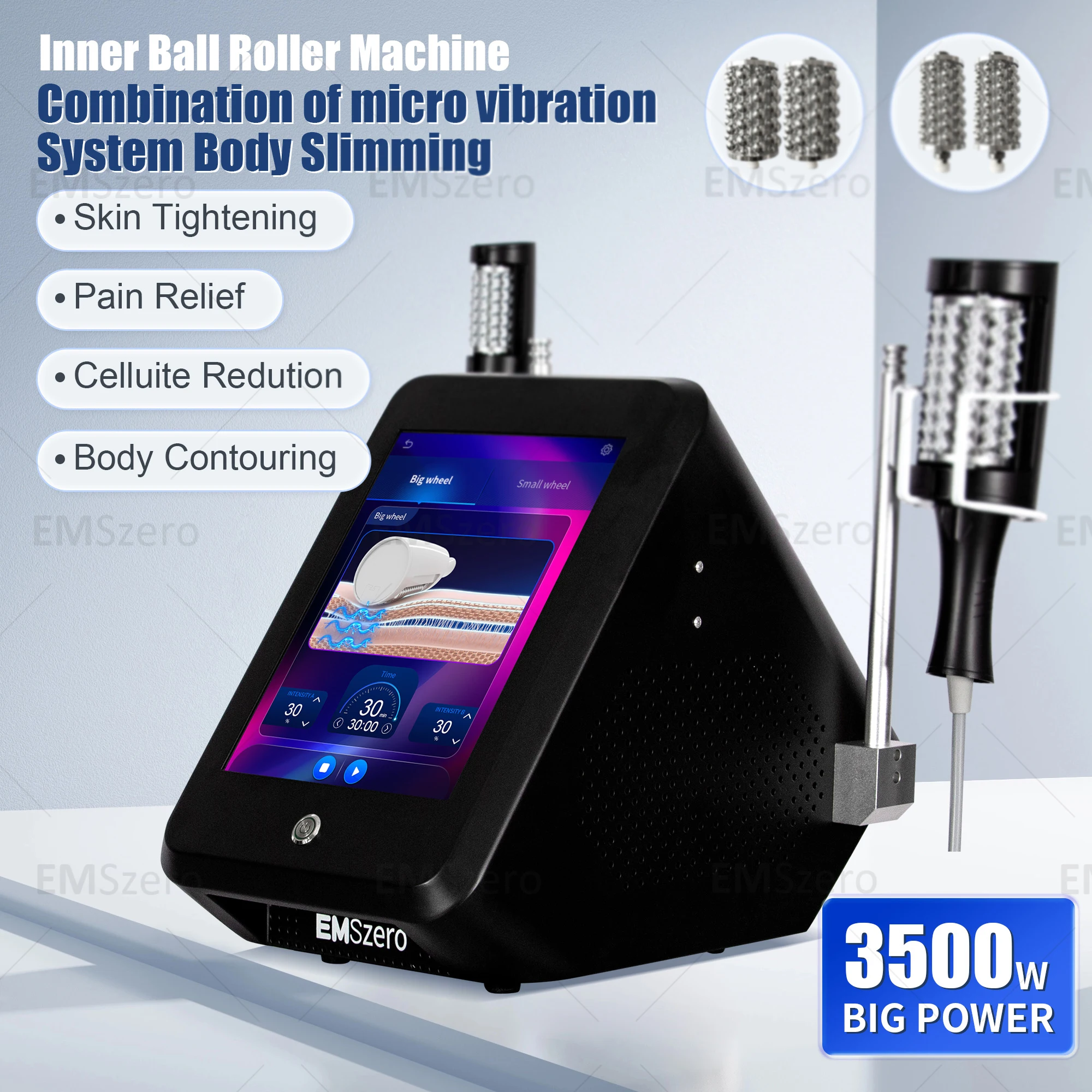 EMS zero Technology Reduce Puffiness and Face Lifting 6500W Inner Ball ...
