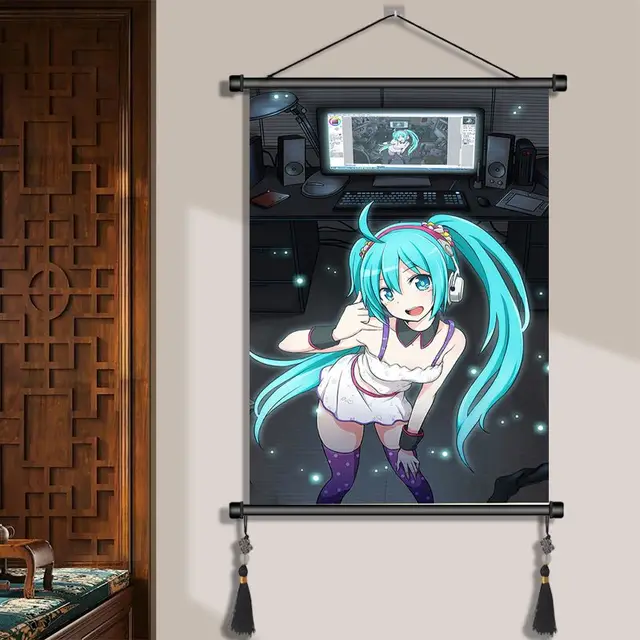 Hatsune Miku anime animation peripheral hanging pictures can decorate ...