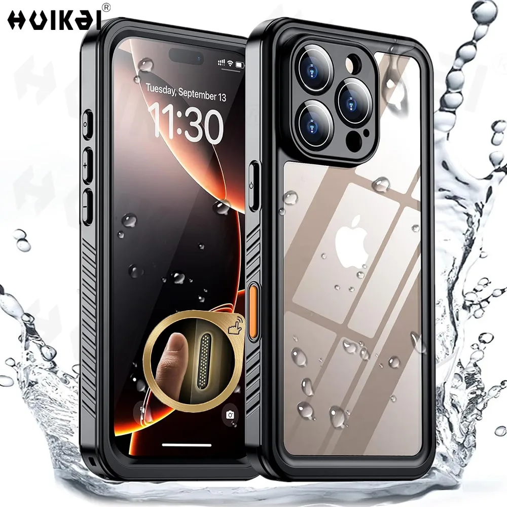 Водонепроницаемый чехол для iPhone 16 Pro Max 16 Plus 15 Pro Max 15 14 ...