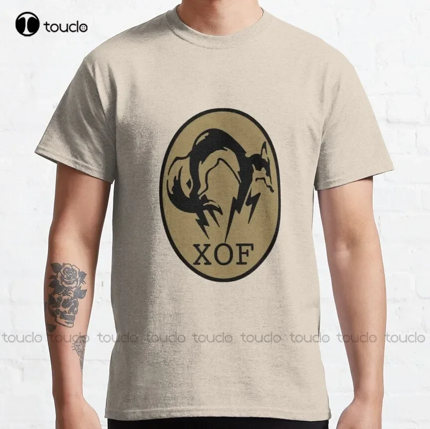 Fox Xof Fox Hound Xof Logo Классическая футболка для сна Симпатичные ...