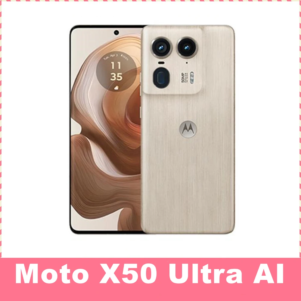 Motorola Moto X50 Ultra AI 6,7 дюйма 1,5K POLED 144 Гц Snapdragon 8s Gen 3 (4 нм) 4500 мАч 125 ...