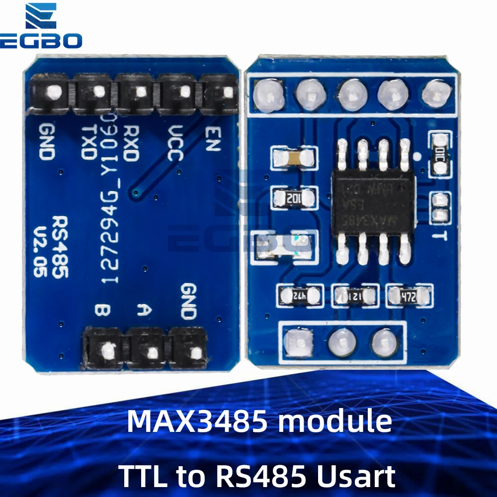 Модуль MAX3485 TTL к RS485 Аксессуары для связи Usart Последовательная параллельная ...