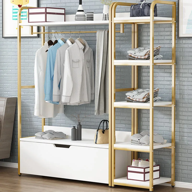 Wardrobes Shelves Clothing Rack Living Room Entrance Hall Clothes ...