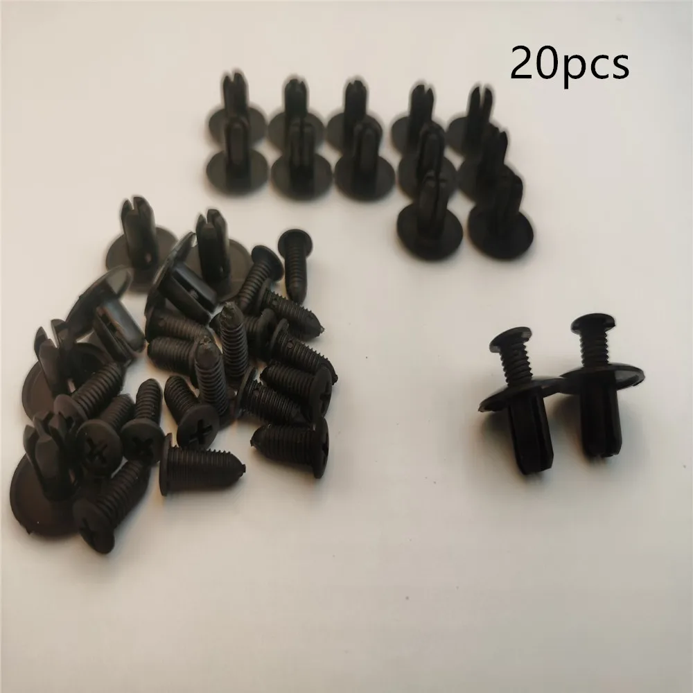 Bumper Fastener 8mm Hole Rivet Retainer Push Engine Cover for Ford Ka ...
