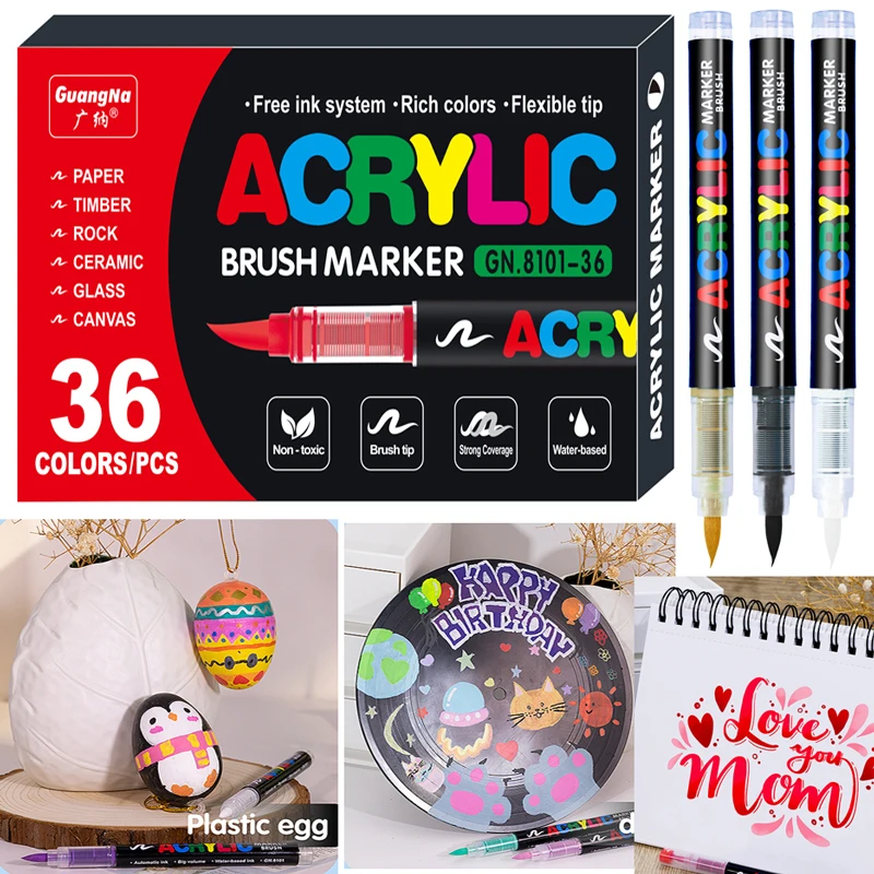 Маркеры для рисования Hopk 36 цветов | AliExpress