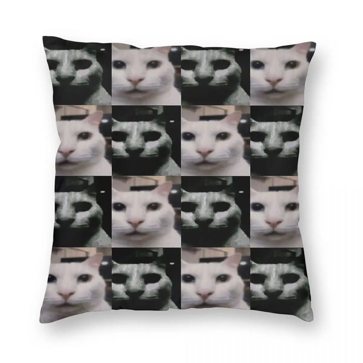 Наволочка Uncanny Cat Canny Cat бархатная | AliExpress