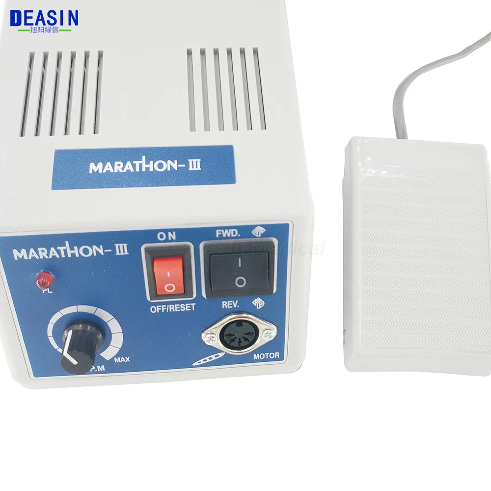 Free shipping Dental Lab MARATHON Micromotor Machine N3 + 35K RPM ...