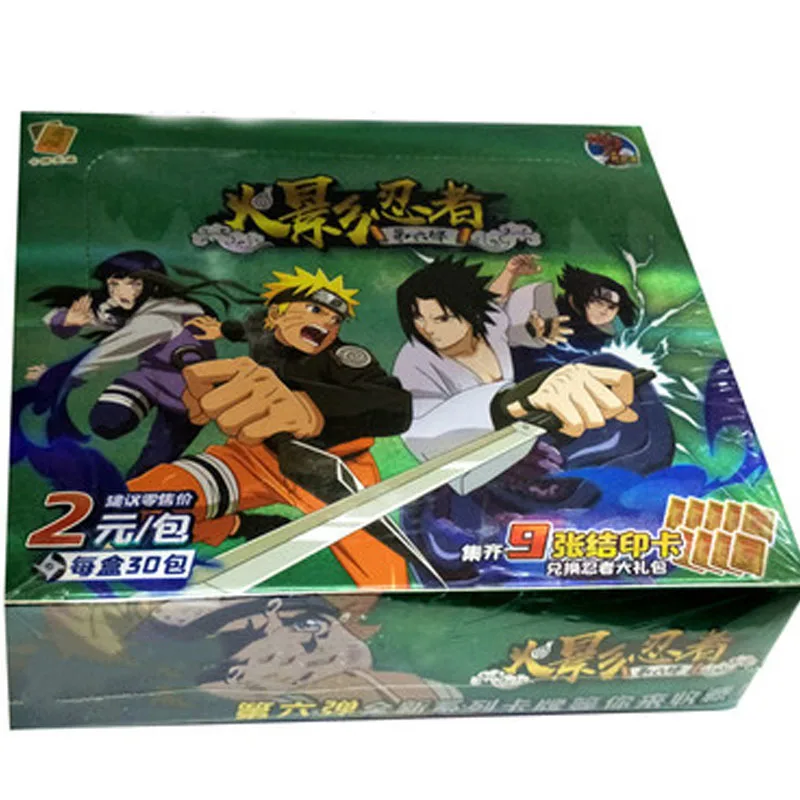 Naruto Cards Uzumaki Naruto Uchiha Sasuke SSR Family Table Brithday ...