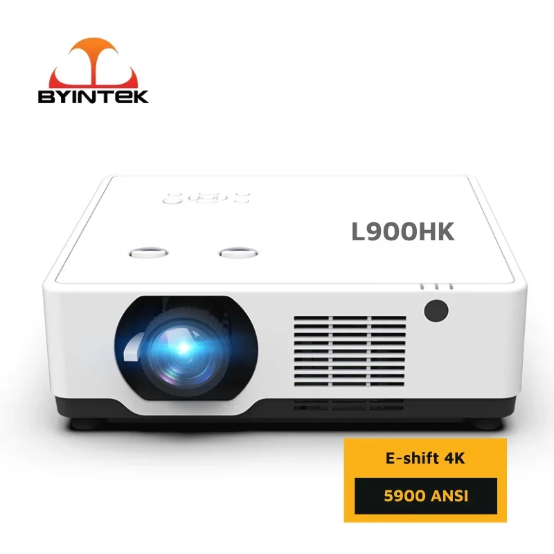 BYINTEK E-shift 4K Лазерный телеобъектив L900HK Проекторы 4k 6000 Ansi ...