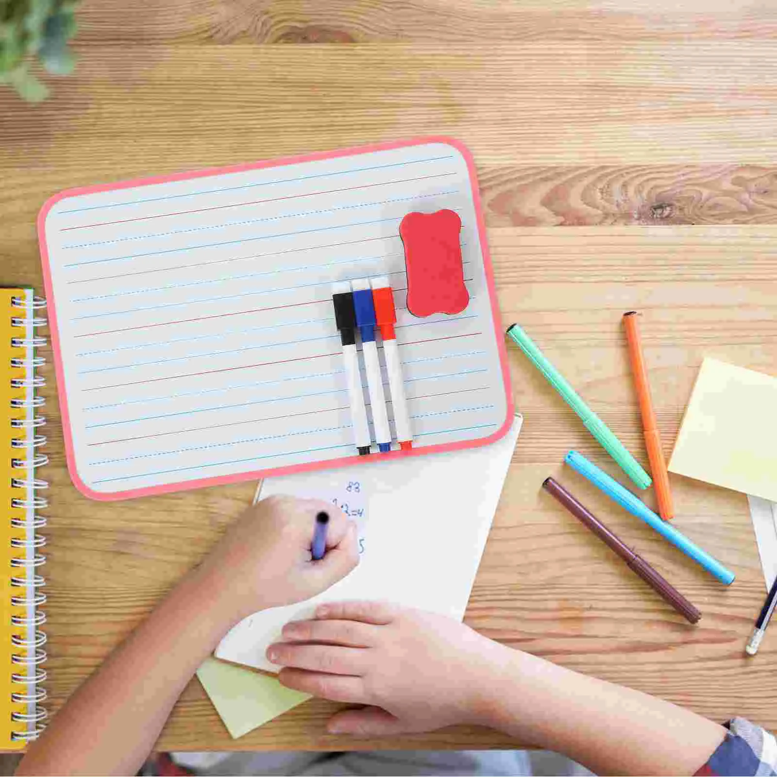 Whiteboard Dry Erase Learning Handheld Plastic Small Classroom Boards ...