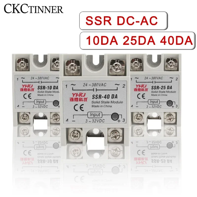 Твердотельное реле SSR-10DA, SSR-25DA, SSR-40DA | AliExpress