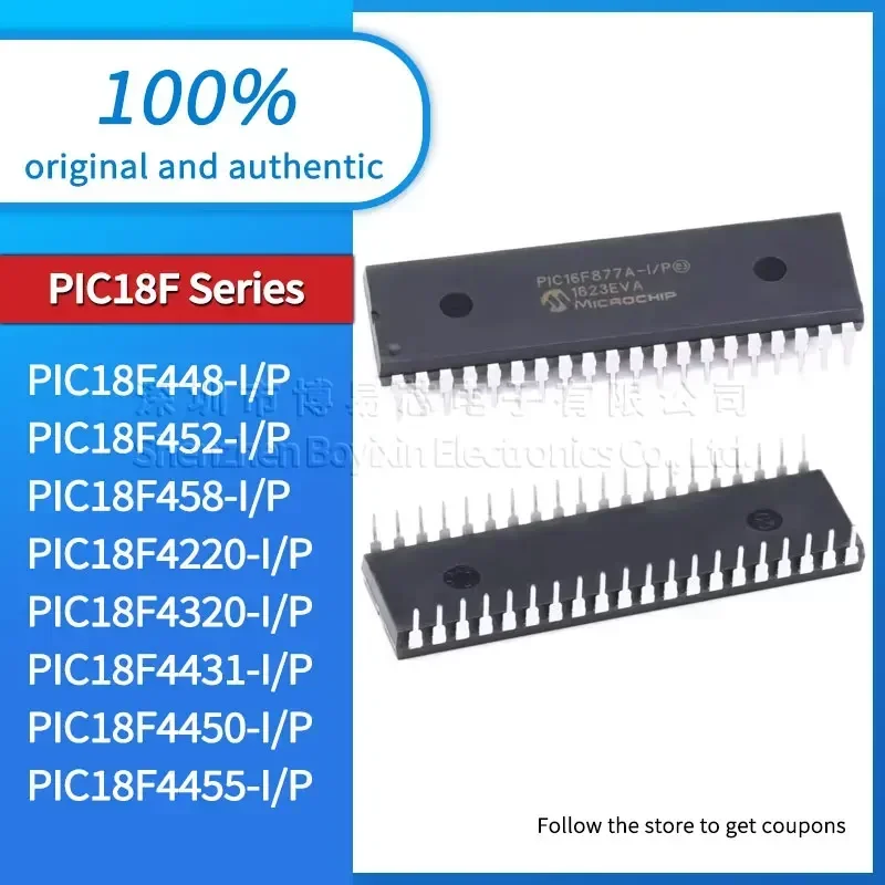 PIC18F452 PIC18F458 PIC18F4220 PIC18F4320 PIC18F4431 PIC18F4450 PIC18F4455 PIC18F448-I/P USB ...