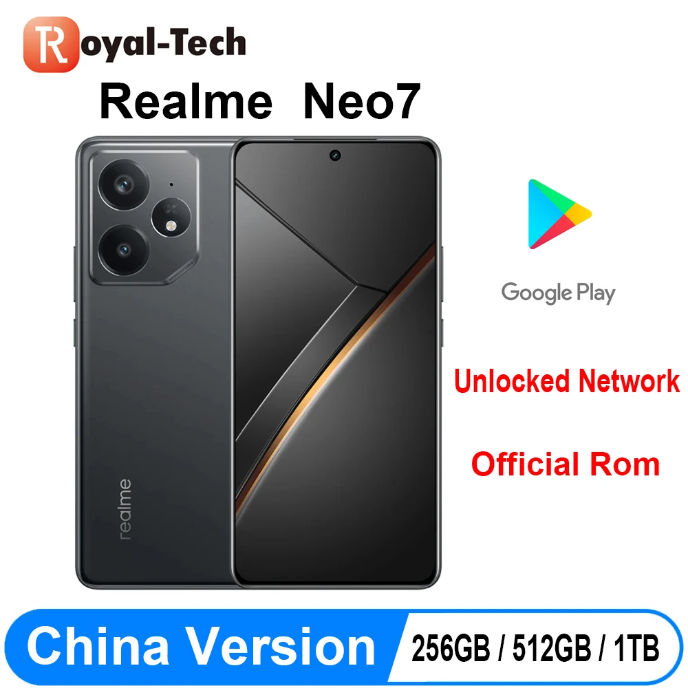 Смартфон Realme Neo7, 12/256ГБ, 12/512ГБ, 16/256ГБ, 16/512ГБ, 16ГБ/1ТБ, china | AliExpress
