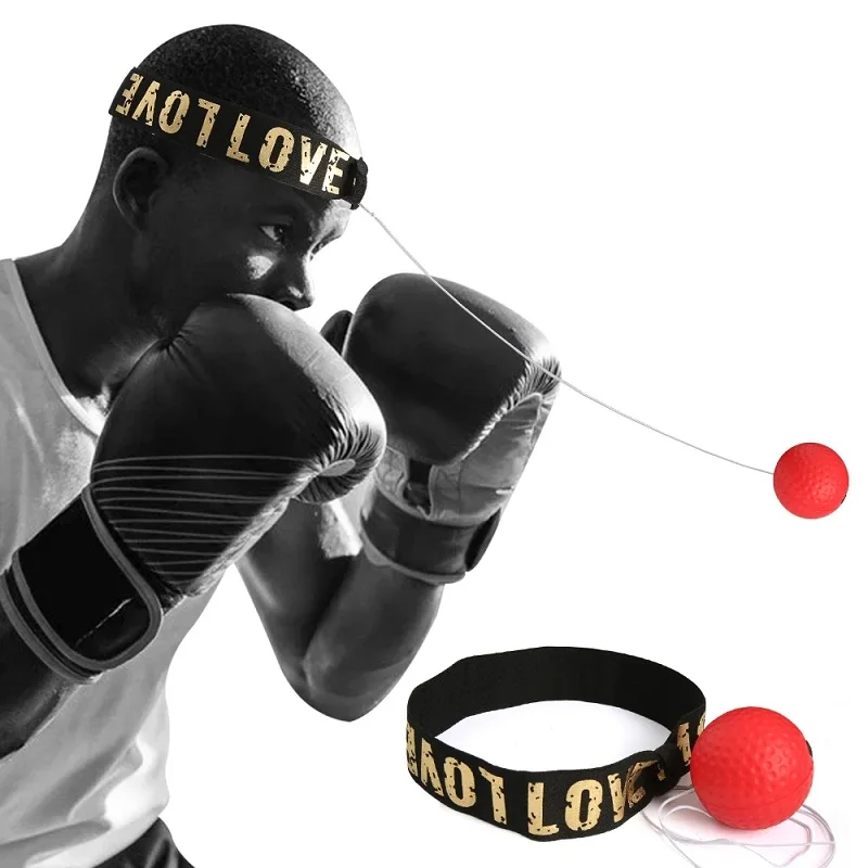 Скоростной мяч для бокса Muay Thai с головной повязкой для бокса, бокса ...