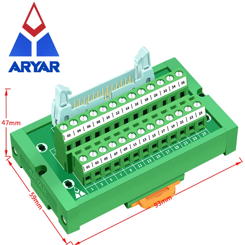 ARYAR IDC26 поворотный клеммный блок | AliExpress