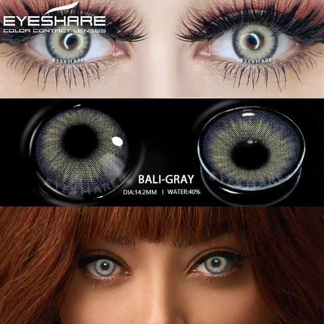 White Screen Contact Lenses