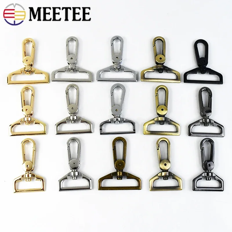 2/5Pcs 25/32/38mm Swivel Lobster Clasp Metal Lanyard Carabiner Strap ...
