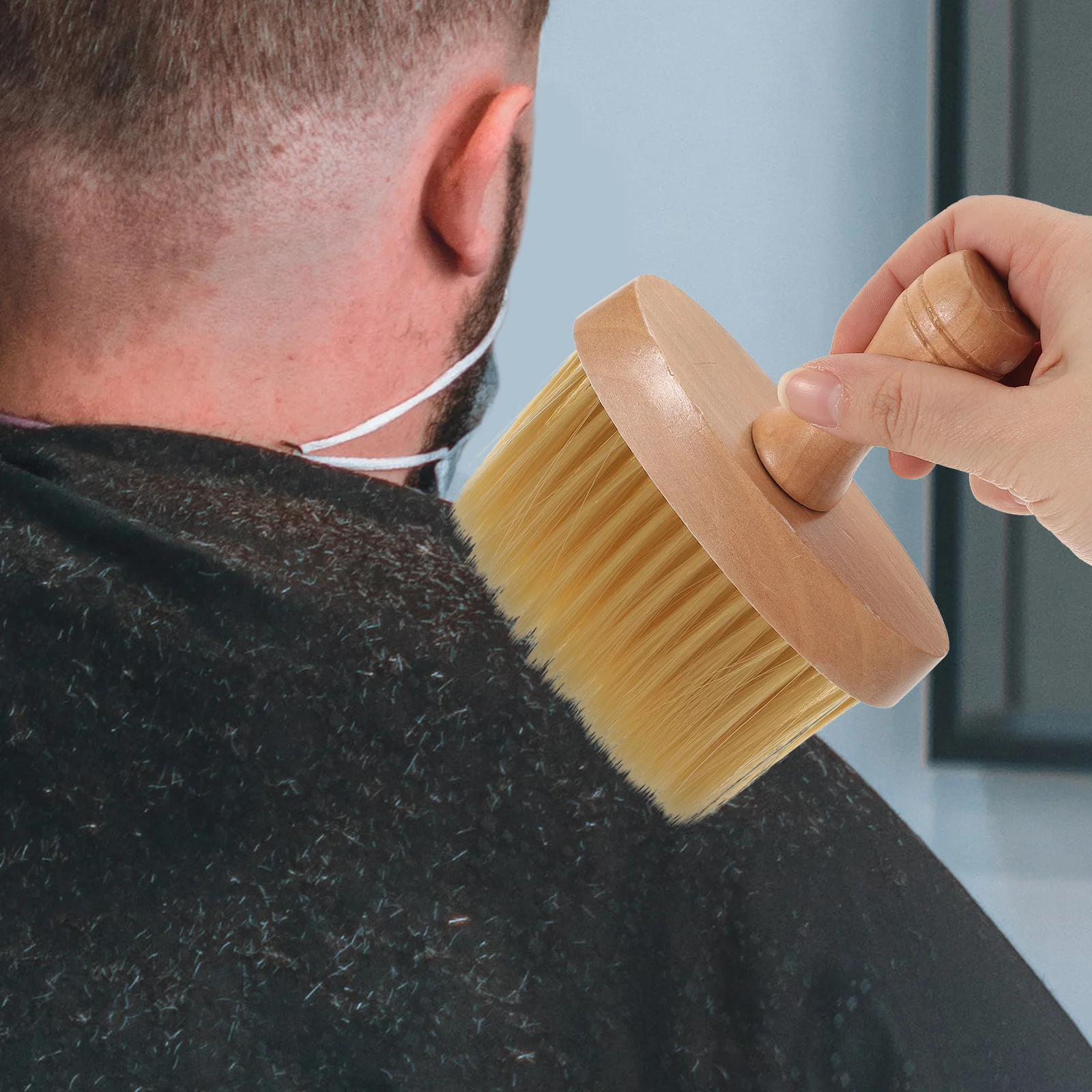 Barber Duster Neck Brush Soft Brush Hairdressing Duster Barber Duster ...