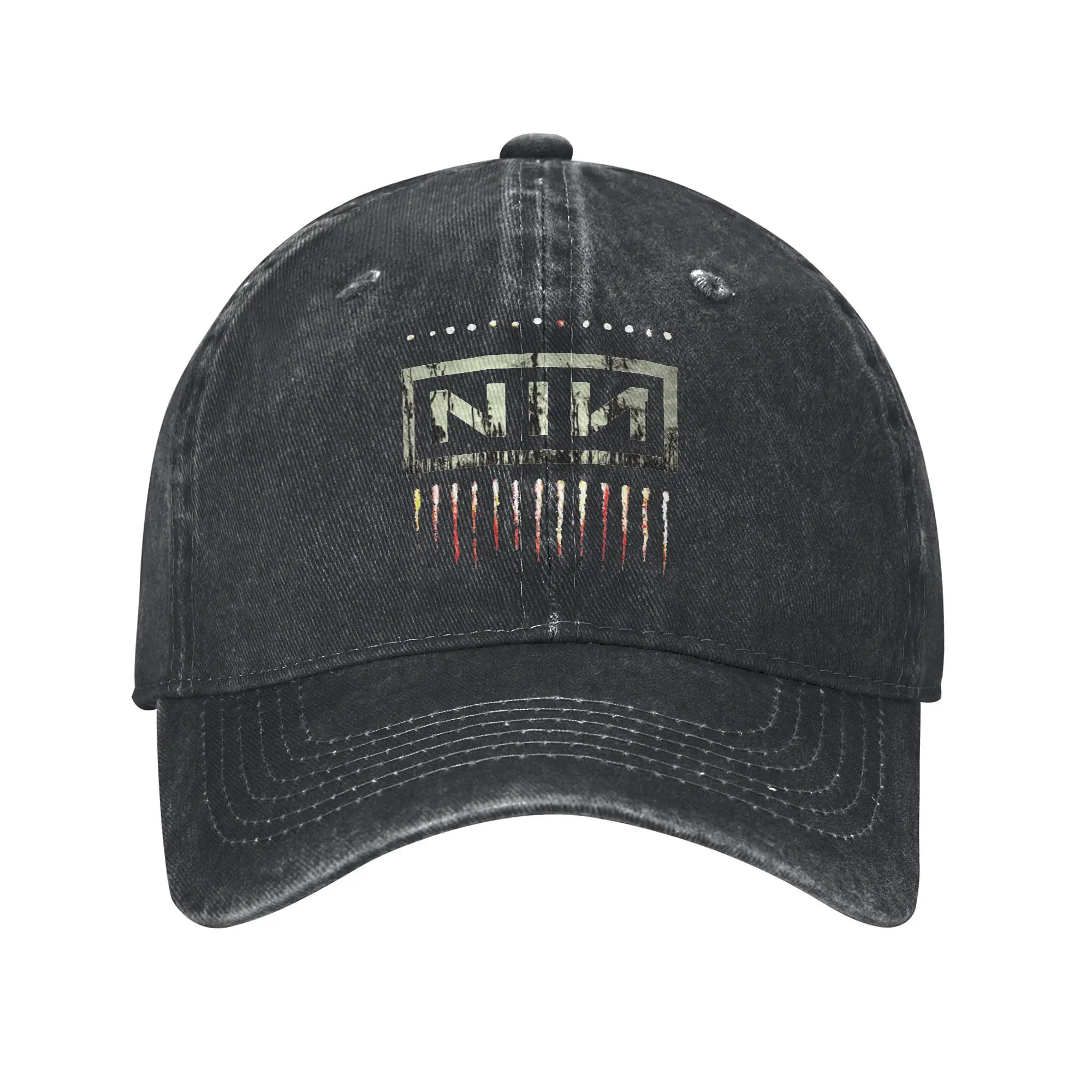 Nine Inch Nails NIN Baseball Cap Vintage Distressed Cotton Headwear ...