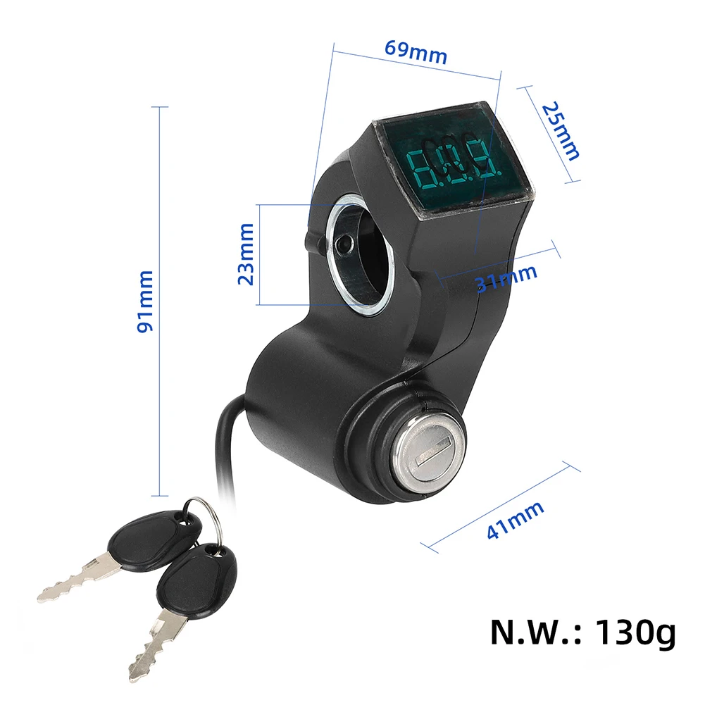 Power Switch With Keys Ignition Voltmeter For Kugoo M4 Electric Scooter ...