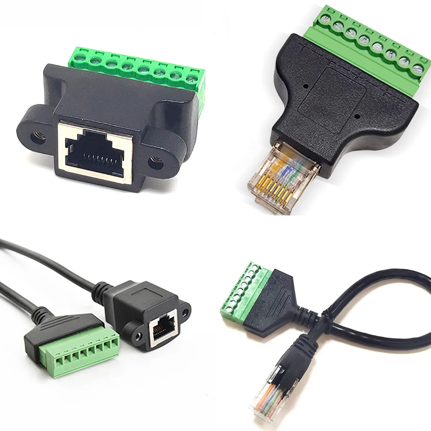 Коннектор rj45 для винтовой клеммной колодки | AliExpress