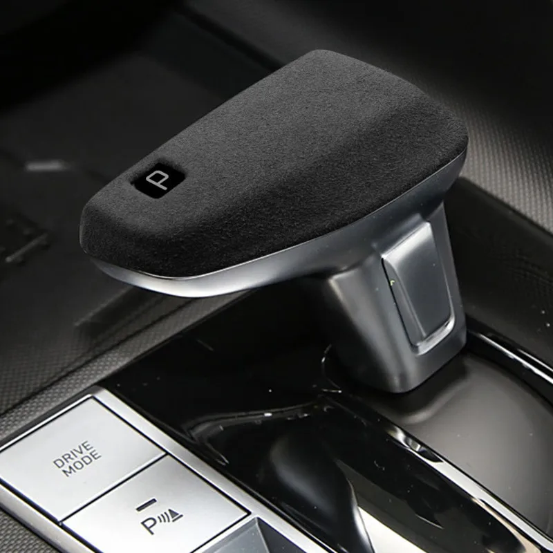 Замшевая кожаная автомобильная ручка переключения передач, автомобильная ручка переключения ...