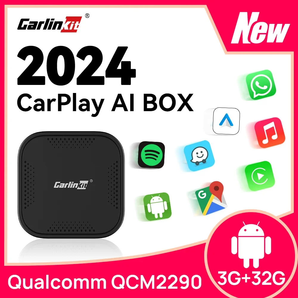 iBox Pro CarlinKit Mini CarPlay Ai Box Qualcomm QCM2290 3G + 32G ...