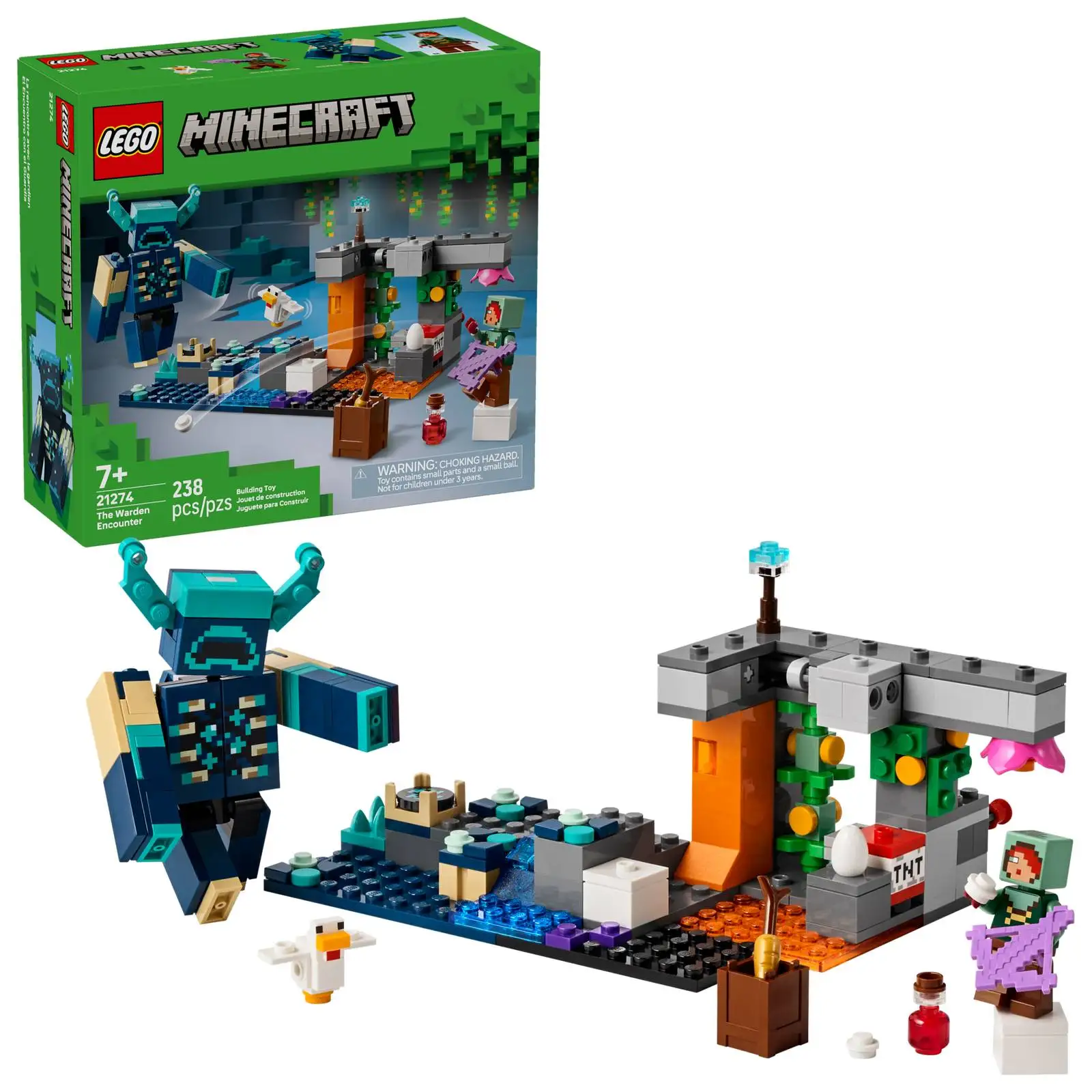 LEGO Minecraft The Warden Encounter 21274 | AliExpress