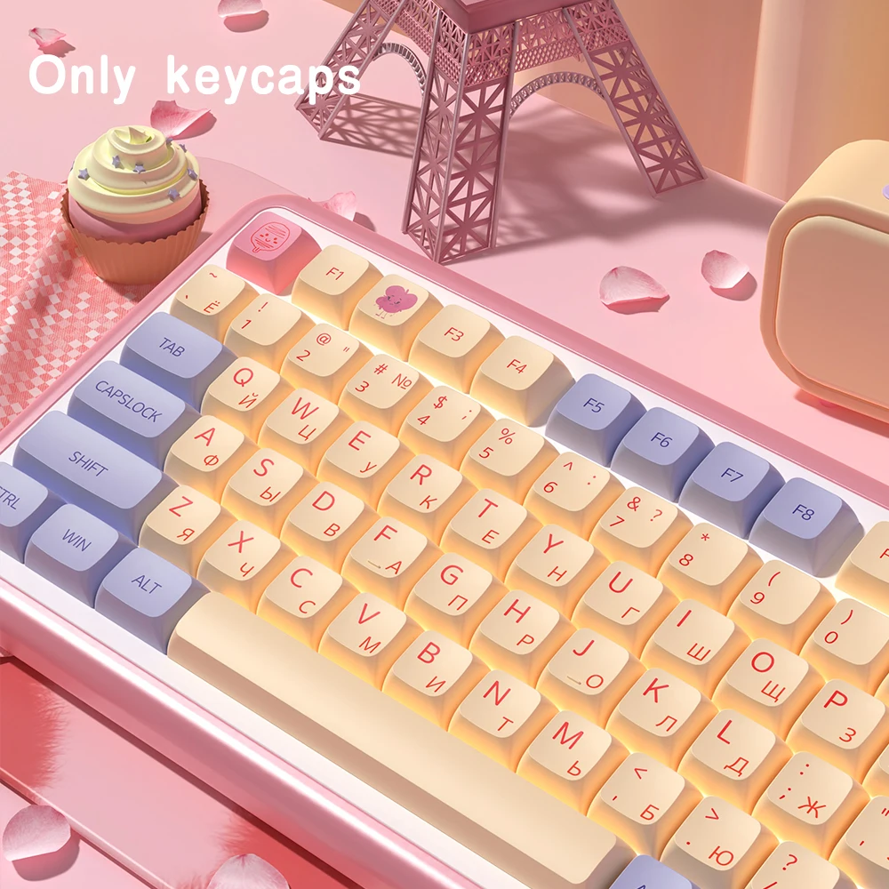 Колпачки для механической клавиатуры Marshmallow XDA | AliExpress