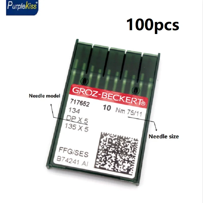 100 # DPX5 Groz-Beckert 134 135X5 DPX5 SY1955 игла швейной машины подходит
