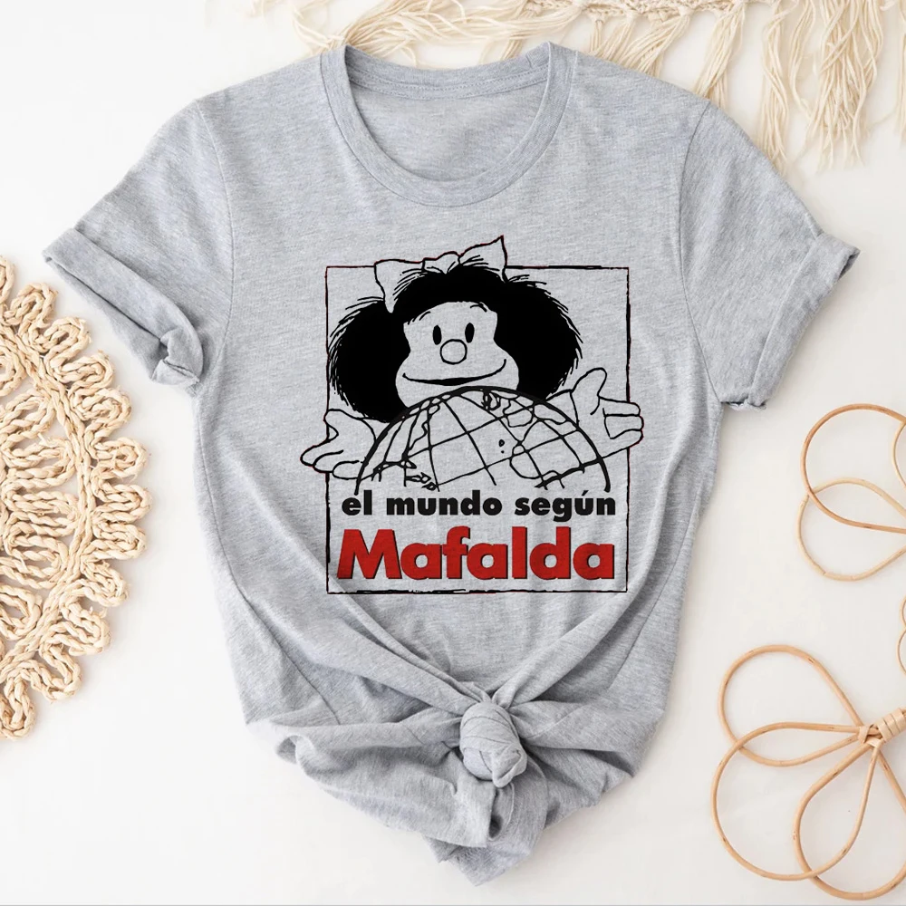 Mafalda t shirt girl Y2k Pop Culture aesthetic Colorful harajuku 80s ...