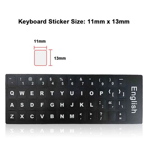 Sticker clavier arabe transparent - купить недорого | AliExpress