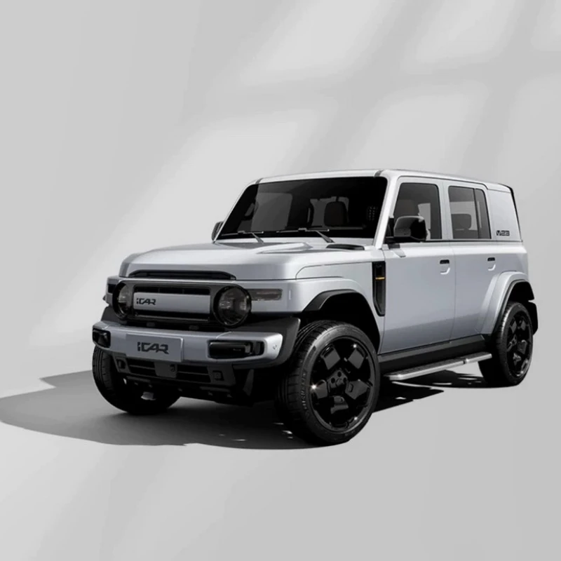 Игрушечный автомобиль Chery Jetour Icar V23 1:18 зелёный/серебристо ...
