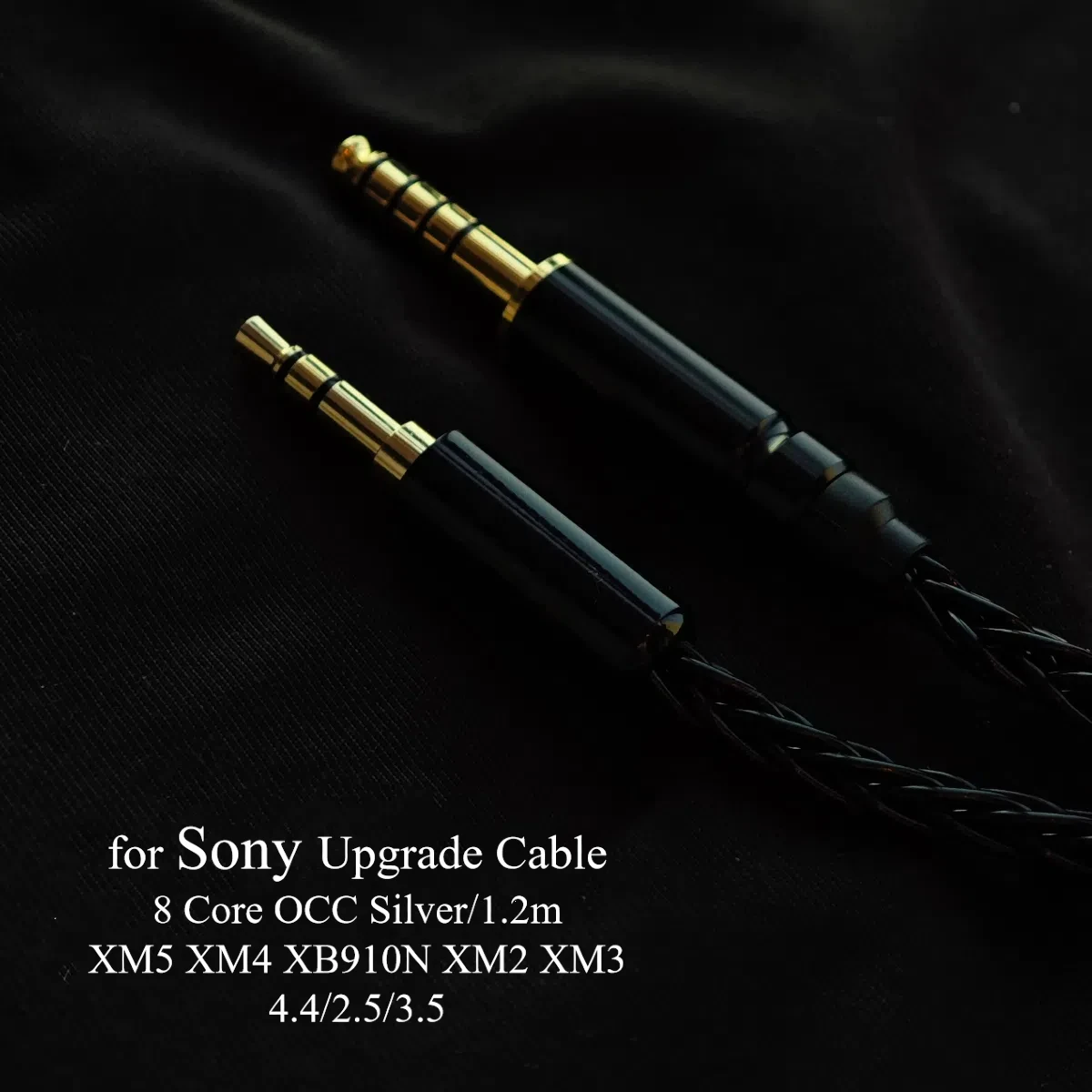 Сменный кабель для Sony WH-1000XM4 XM5 XB910N, 8-ядерный OCC, медный, 4,4/2,5/3,5 мм ...