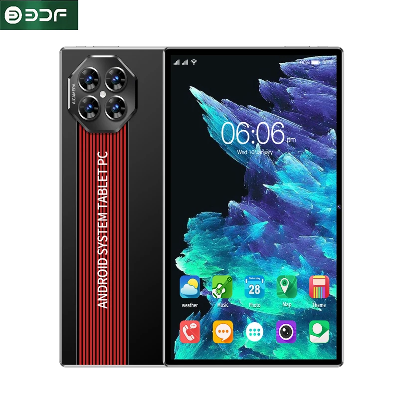 Планшет BDF P50, 10.1", 8/256ГБ, Wi-Fi+4G, Android | AliExpress