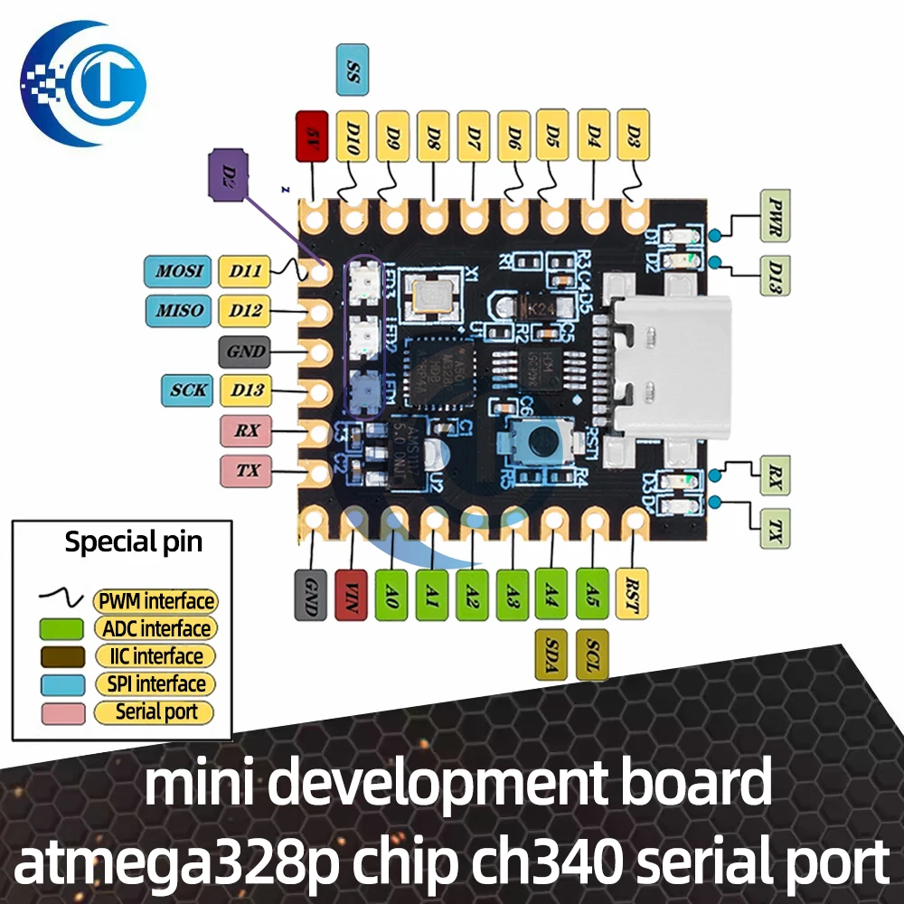 EGBO модуль Arduino nano mini ultra small typec | AliExpress